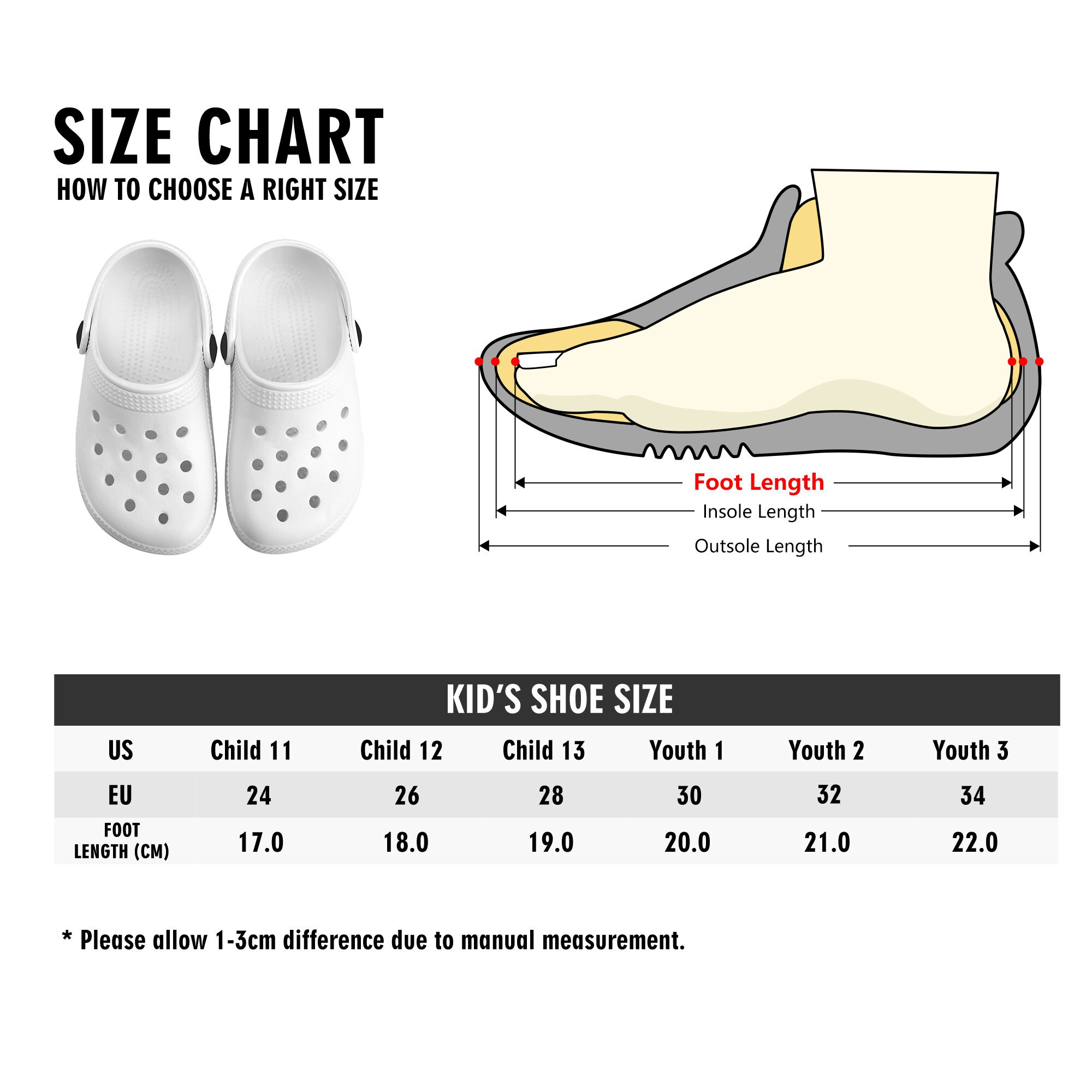 Cow Print Clogs, Kid's All Over Printing Classic Clogs, Pre Order Now ...