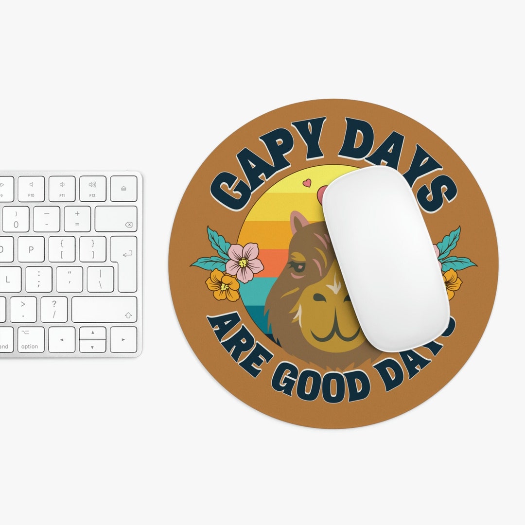 Capy Days Are Good Days Capybara Mouse Pad - Etsy