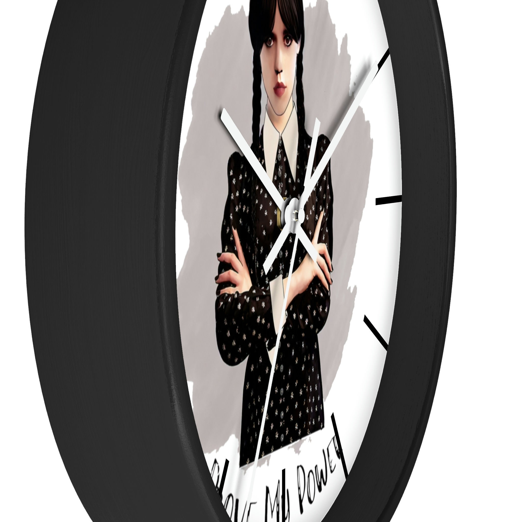 Wednesday Addams, Wednesday, Wall Clock, Wednesday Addams Wall Decor ...