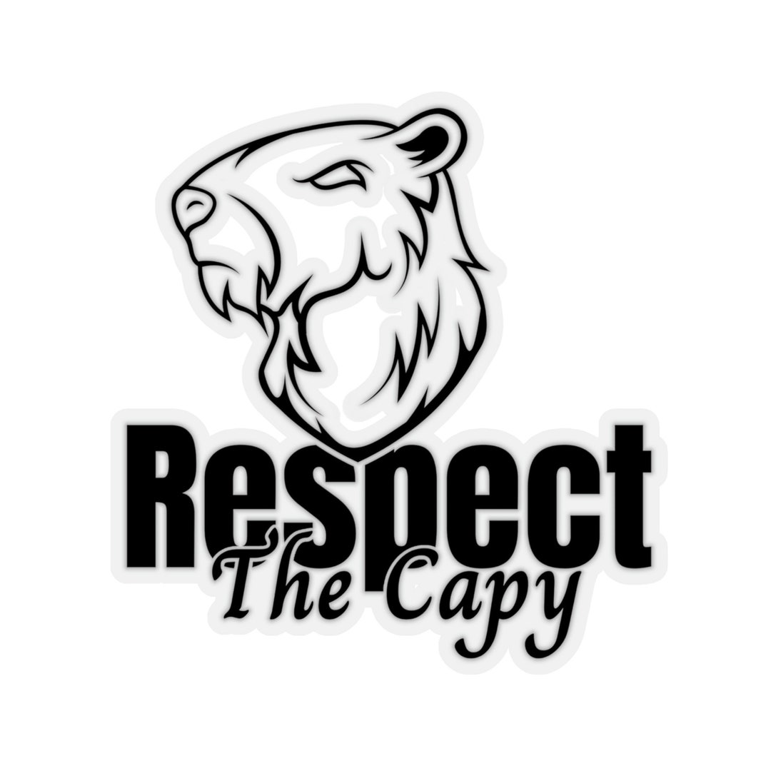 Respect the Capy, Capybara Sticker, Capybara, Cute Capybara, Capybara ...