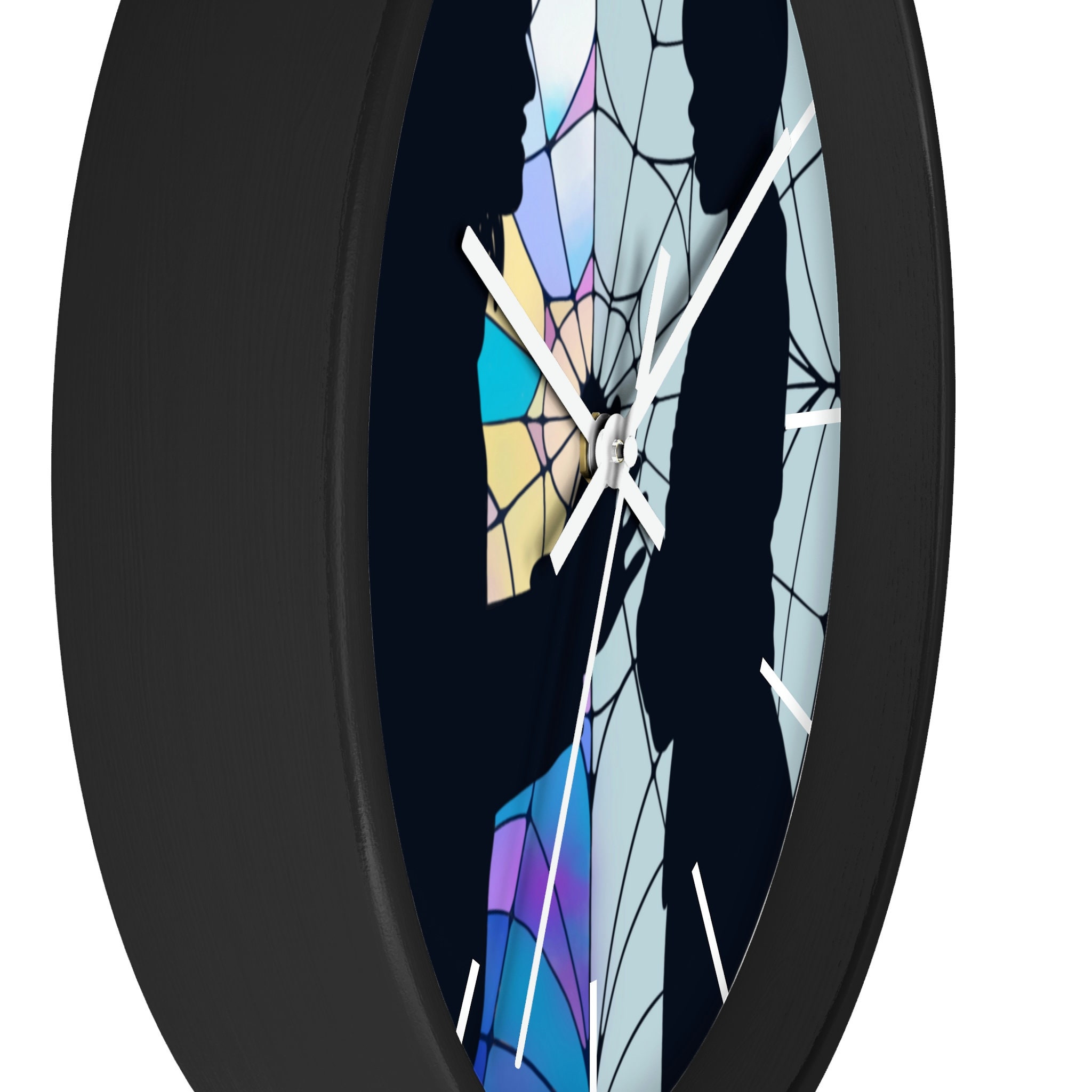 Wednesday Addams, Wednesday Addams Stained Glass, Wall Clock, Wednesday ...