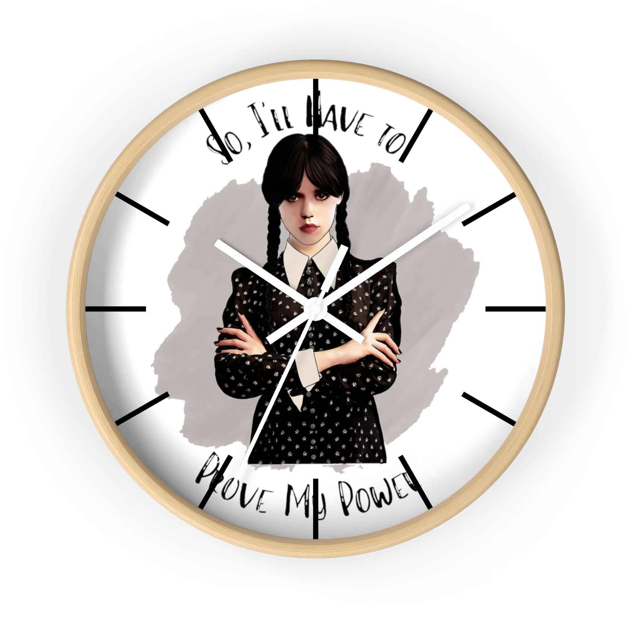 Wednesday Addams, Wednesday, Wall clock, Wednesday Addams sold by ...