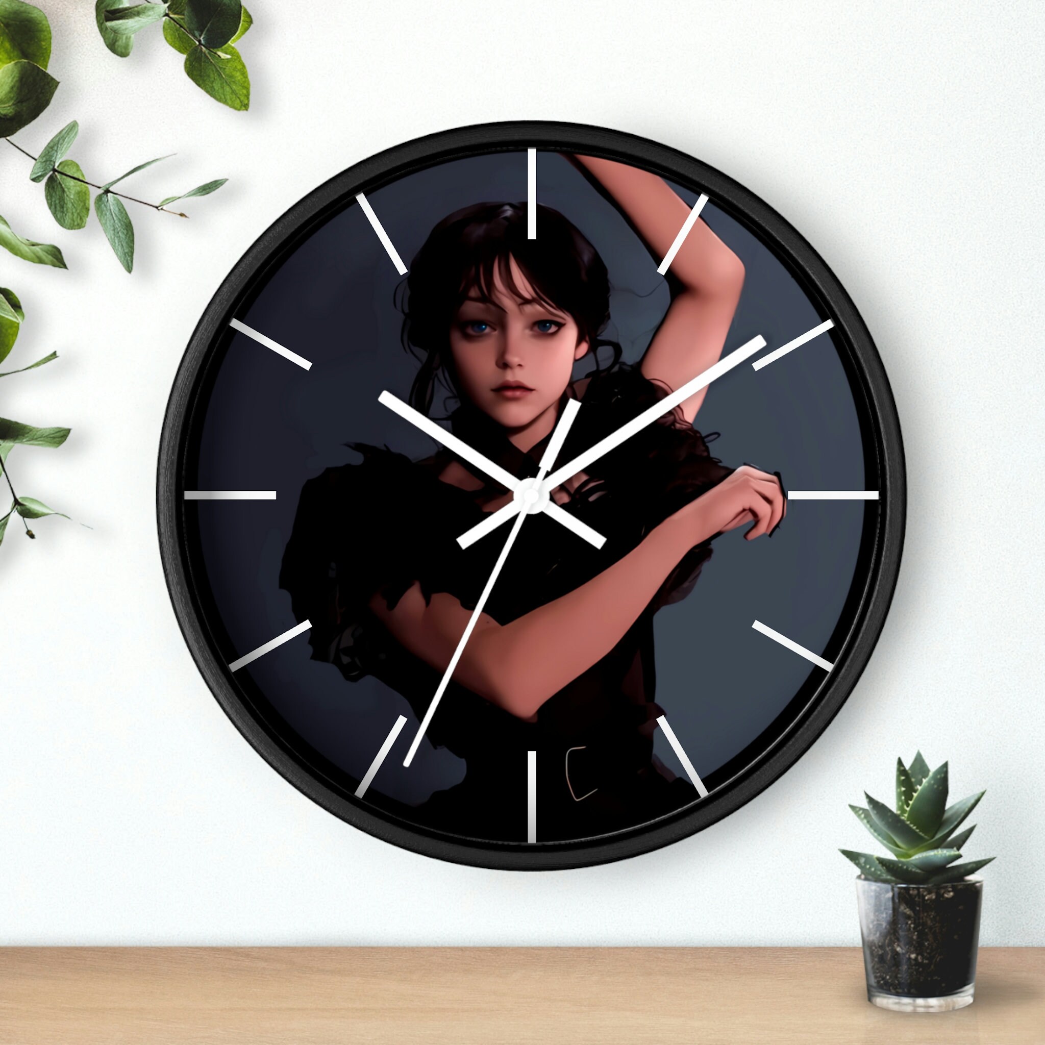 Wednesday Addams, Wednesday, Wall clock, Wednesday Addams sold by ...