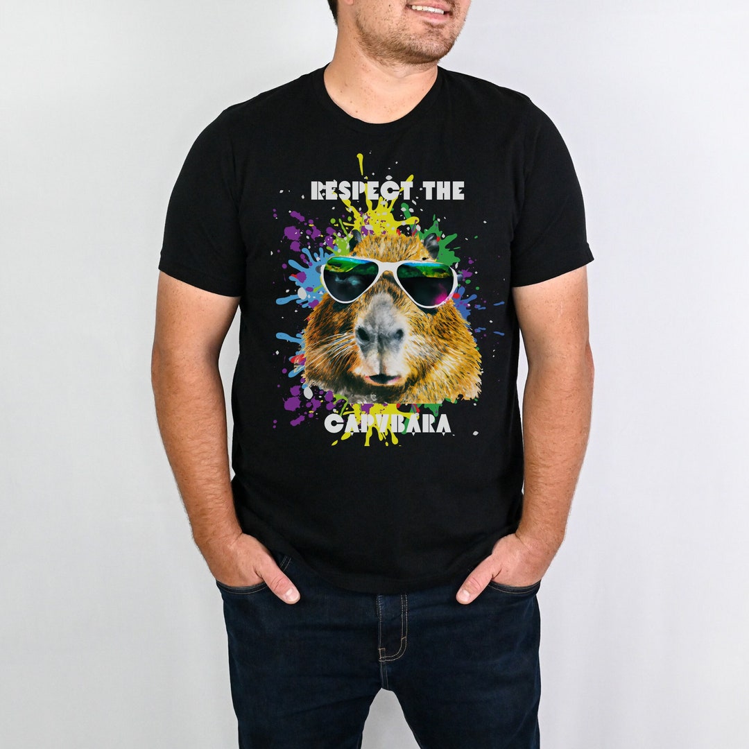 Respect the Capybara, Capy, Capybara, Cute Capybara, Capybara Shirt ...