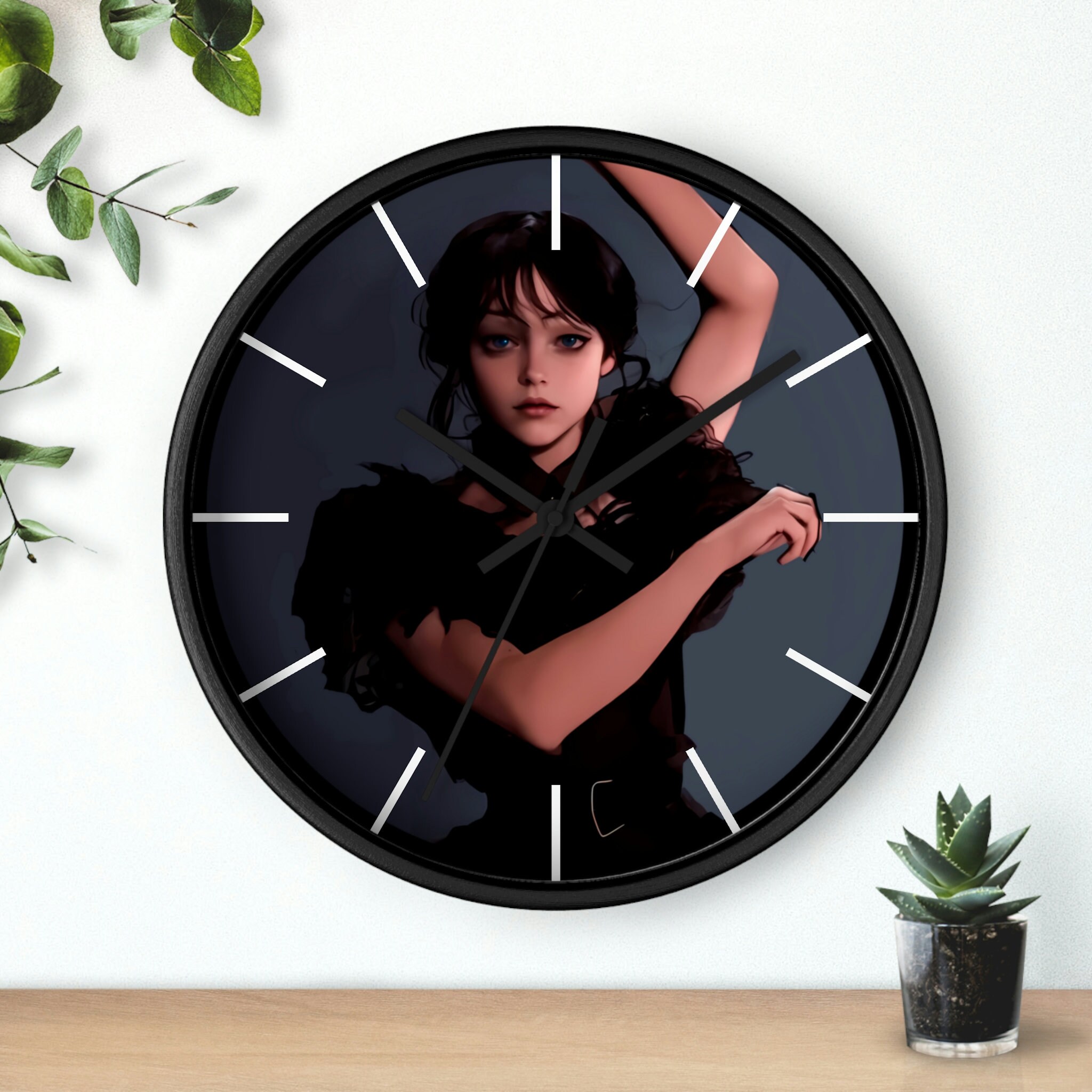 Wednesday Addams, Wednesday, Wall clock, Wednesday Addams sold by ...