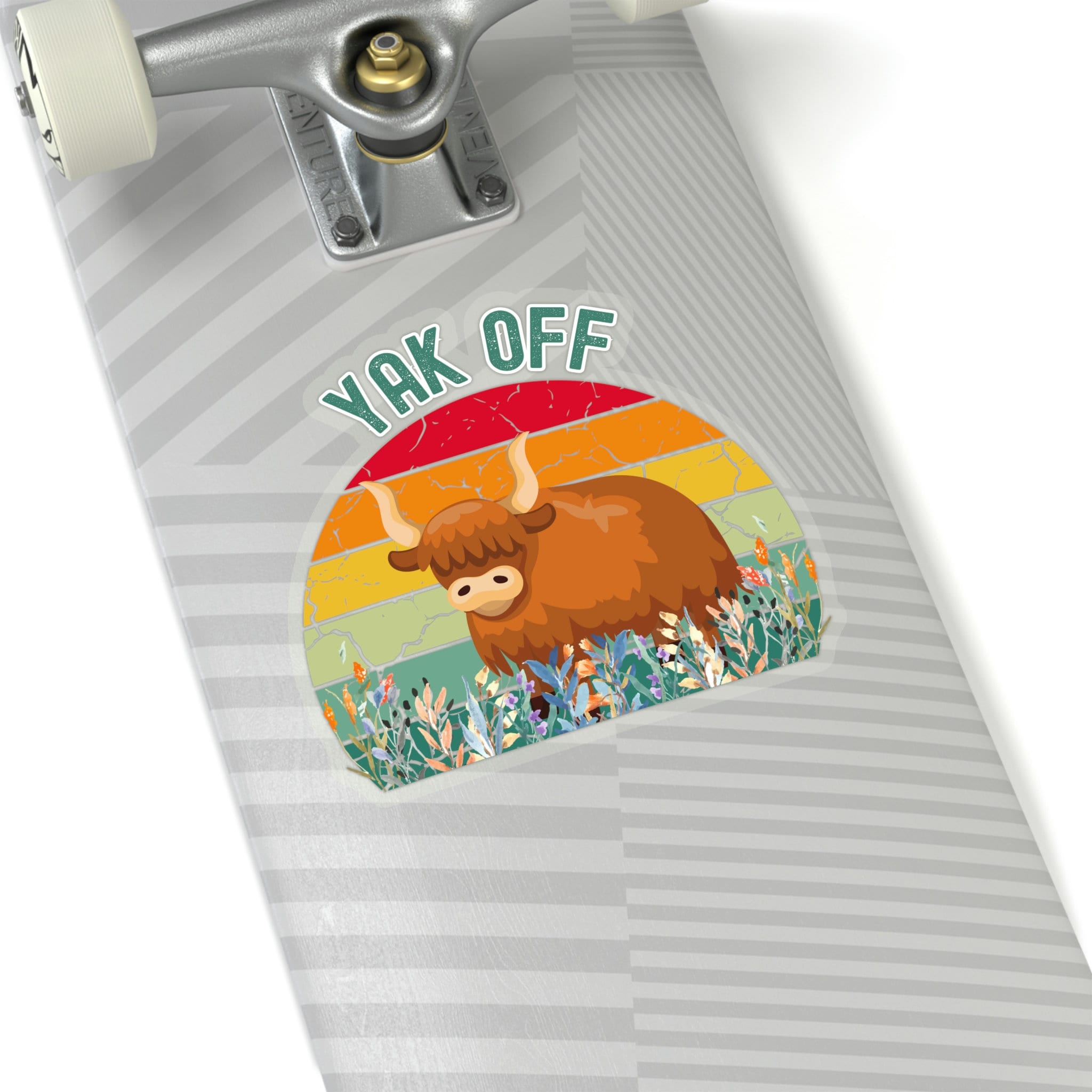 Yak Off, Yak Sticker, Yak, Kiss-cut Stickers - Etsy