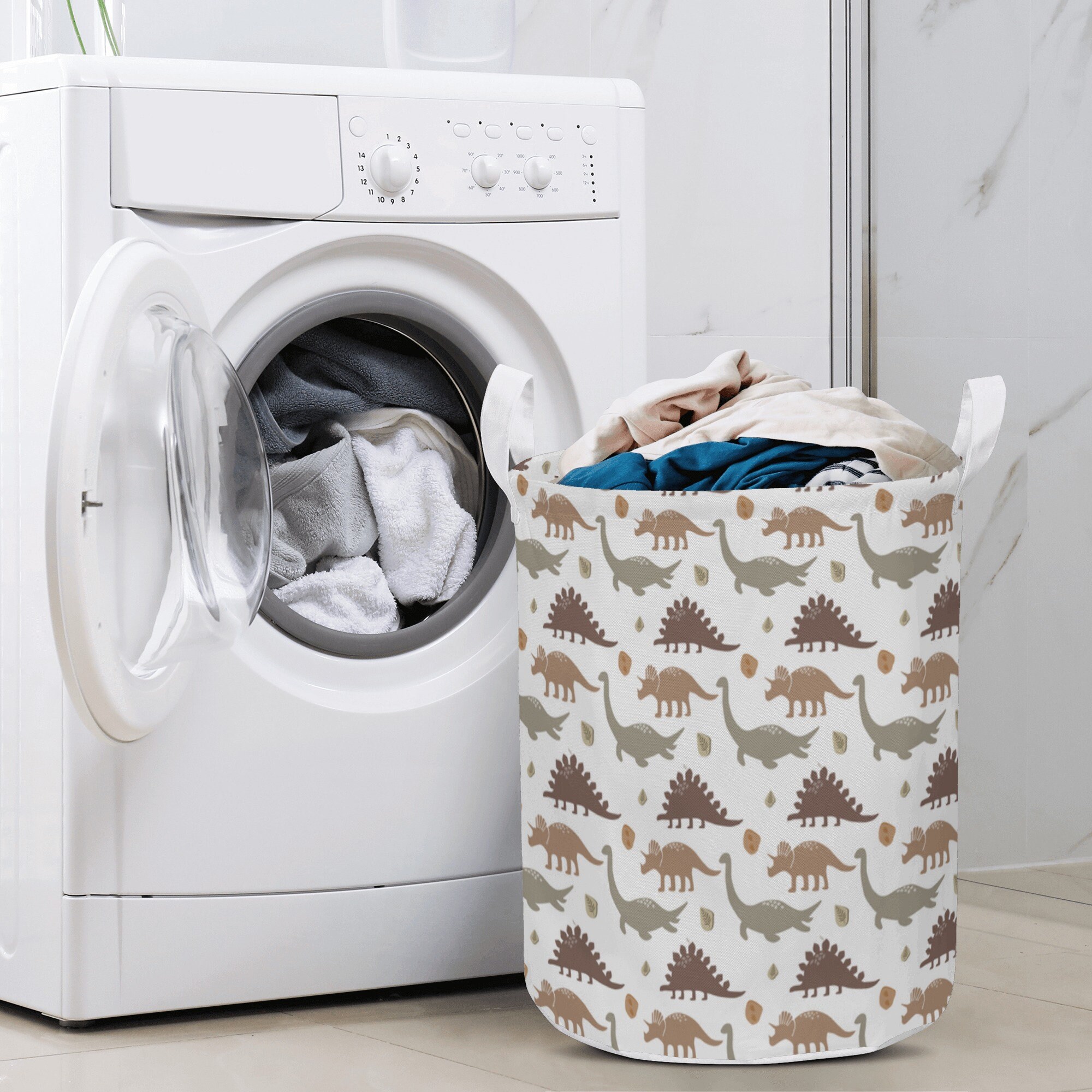 Nursery Laundry Basket, Round Laundry Basket - Etsy