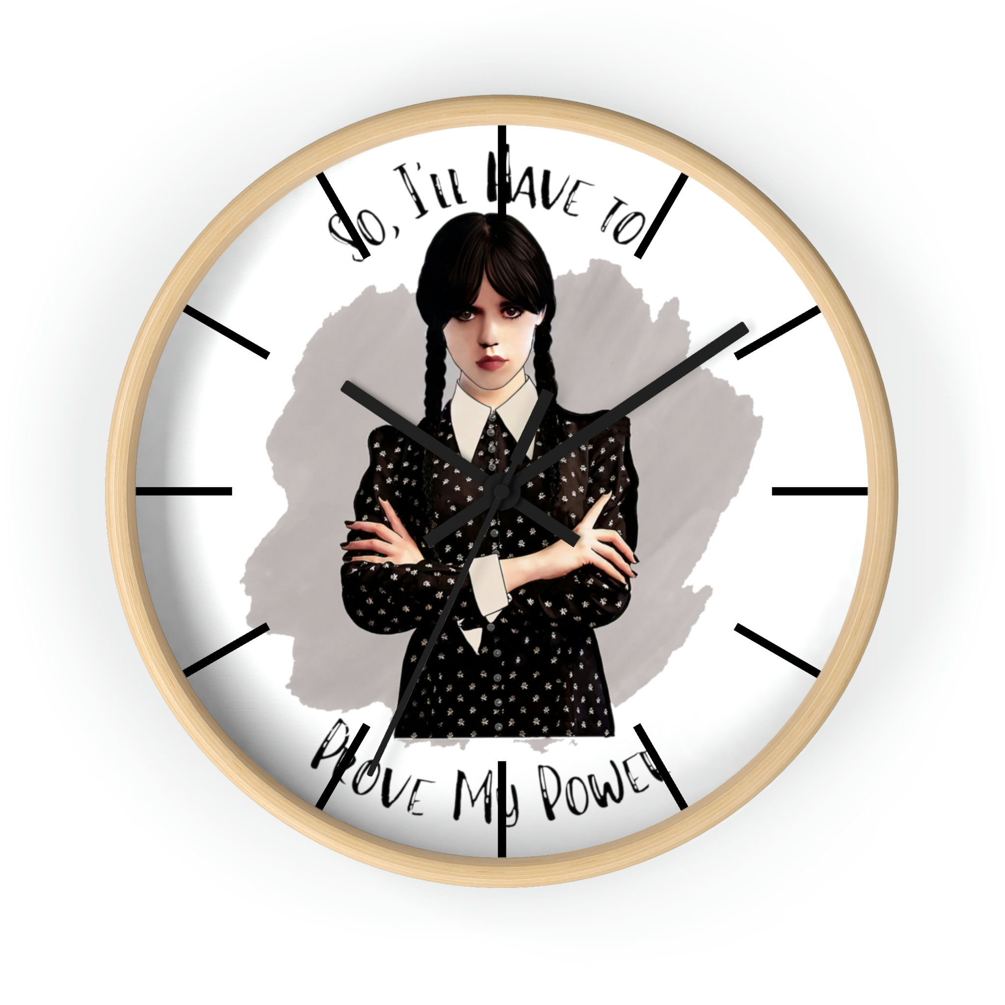 Wednesday Addams, Wednesday, Wall clock, Wednesday Addams sold by ...