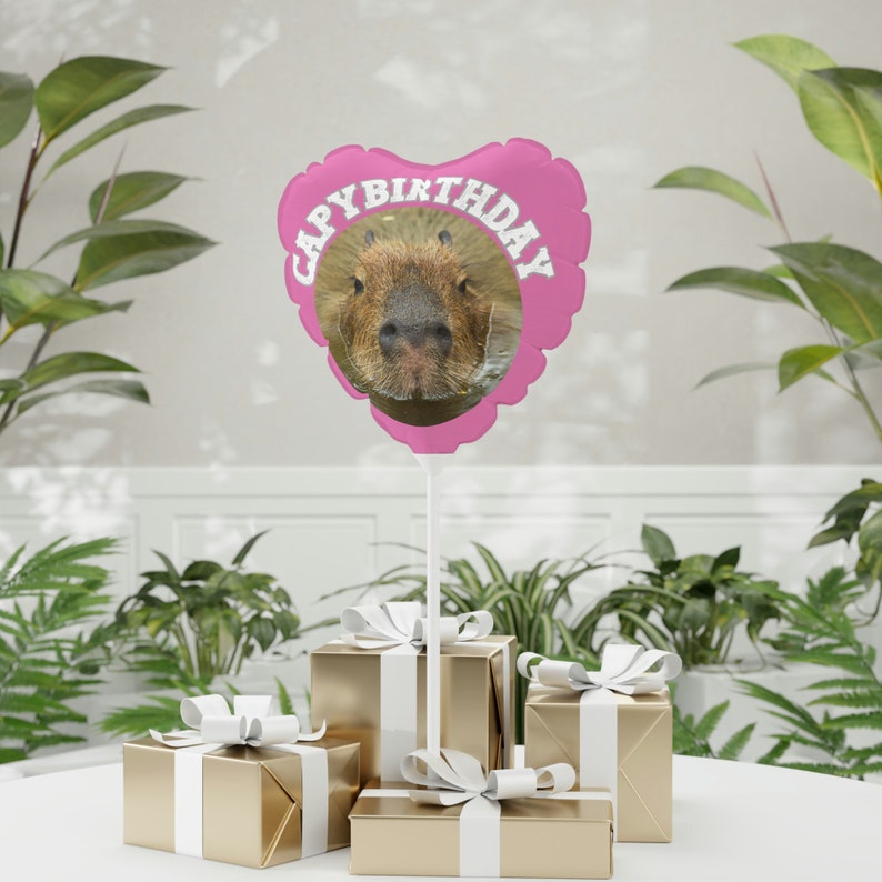 Capybirthday Capybara Balloon Capybara Gift Capybara Cute - Etsy