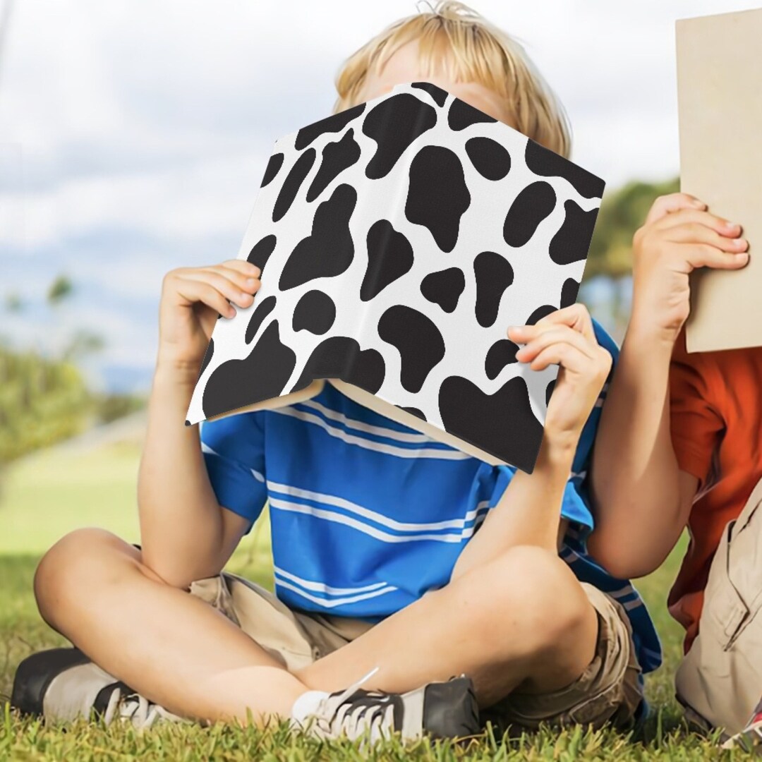 Cow Print Book Cover Cow Pattern Book Cover 9-11inch Book Cover Fabric ...