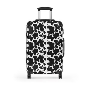 Cow Print Luggage, Cow Print Suitcase - Etsy