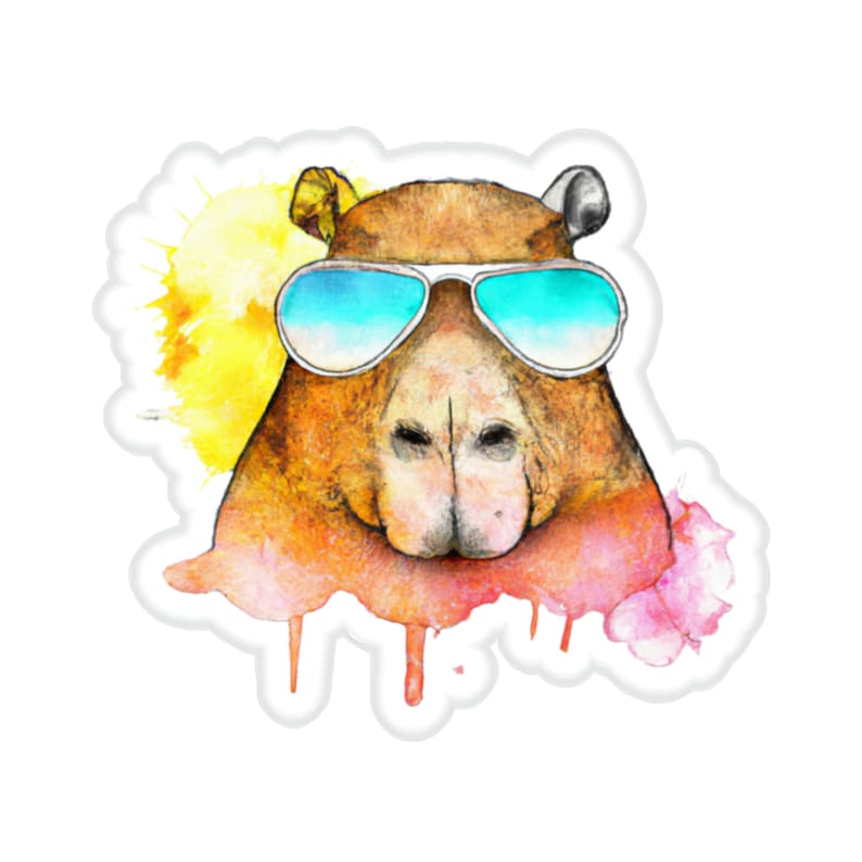 Capybara Sticker Capybara Cute Capybara Capybara Gift - Etsy