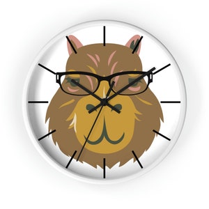 Capybara Wall Clock, Gift for Capybara Lovers, Capybara, Capybara Gift ...