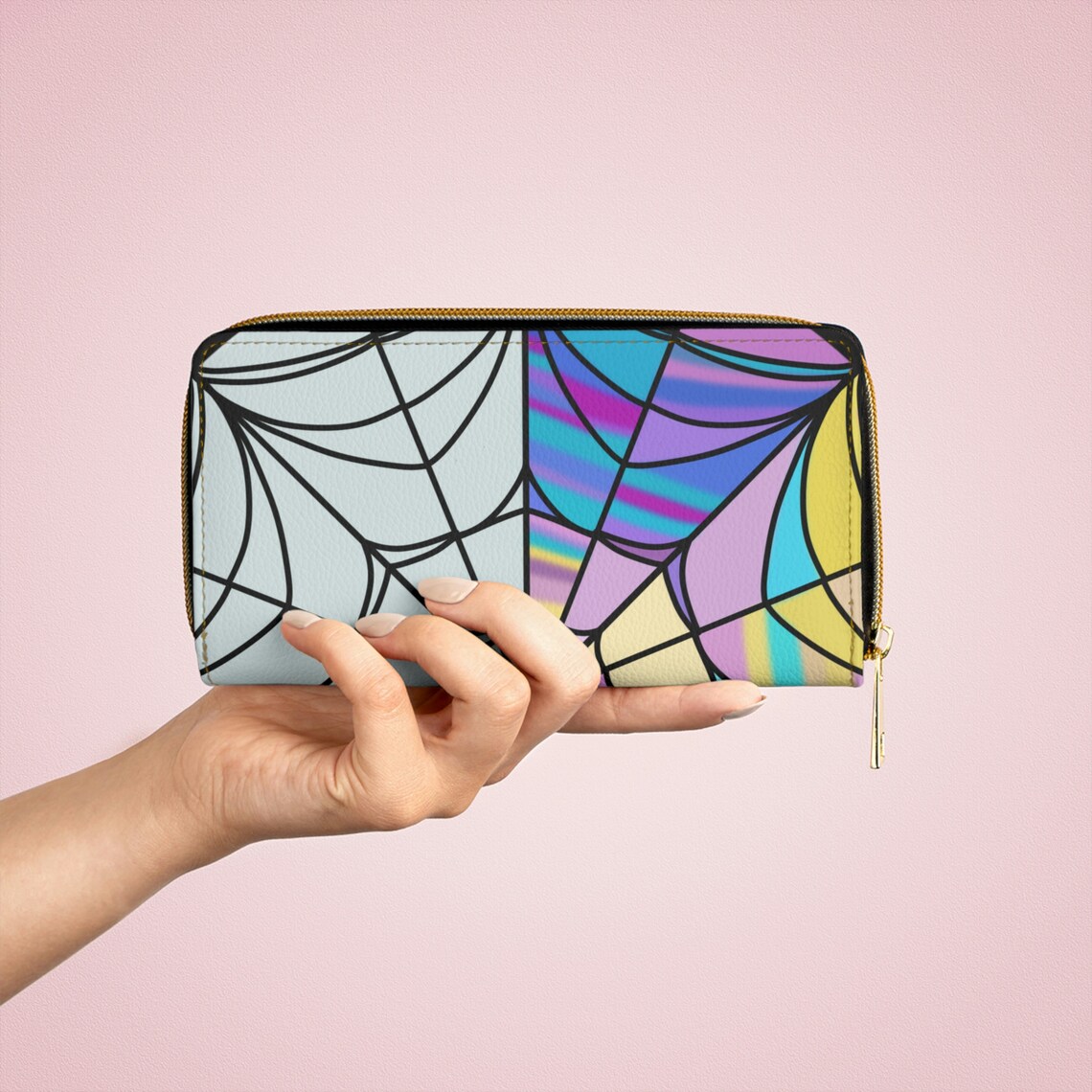 Wednesday Addams Wednesday Stained Glass Zipper Wallet - Etsy