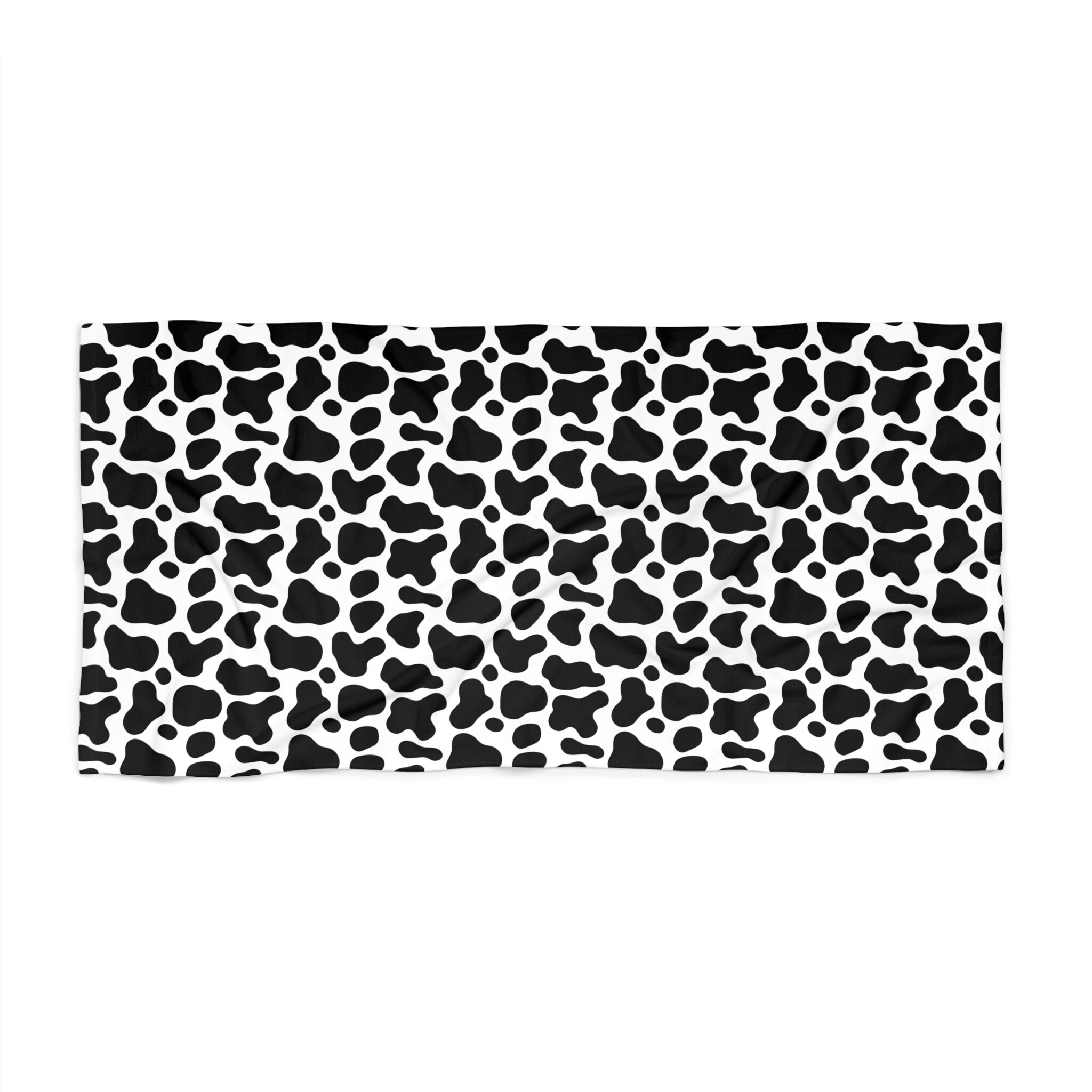 Cow Print Beach Towel Cow Pattern Towel Cow Pattern Lover Gift Cow ...