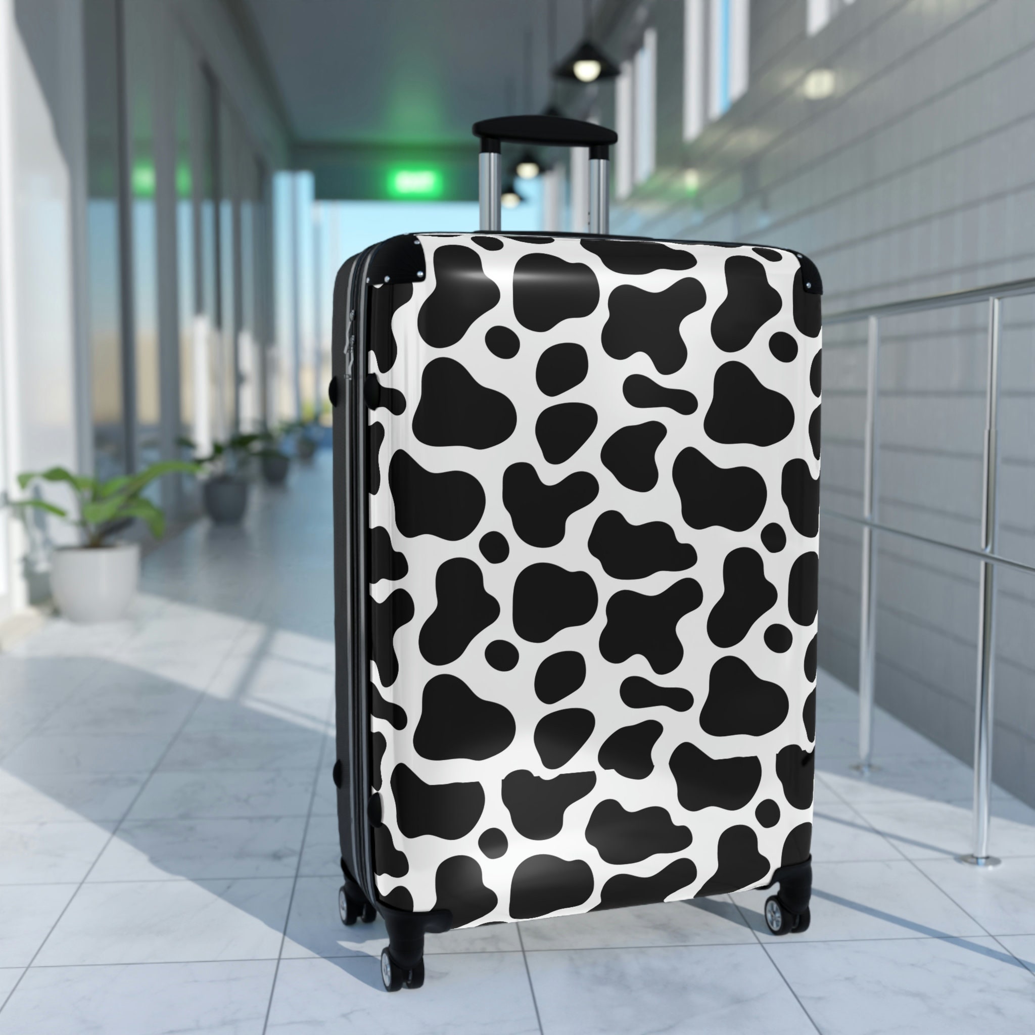 Cow Print Luggage, Cow Print, Cow Print Suitcases, Cow Print Travel ...