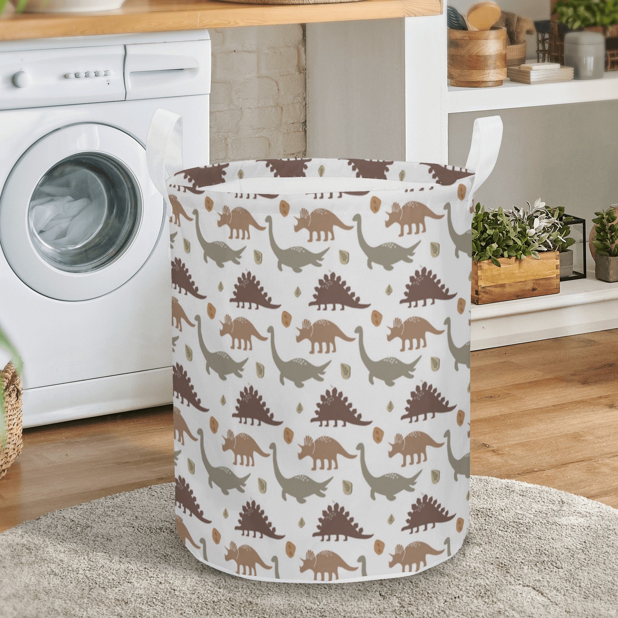 Nursery Laundry Basket, Round Laundry Basket - Etsy