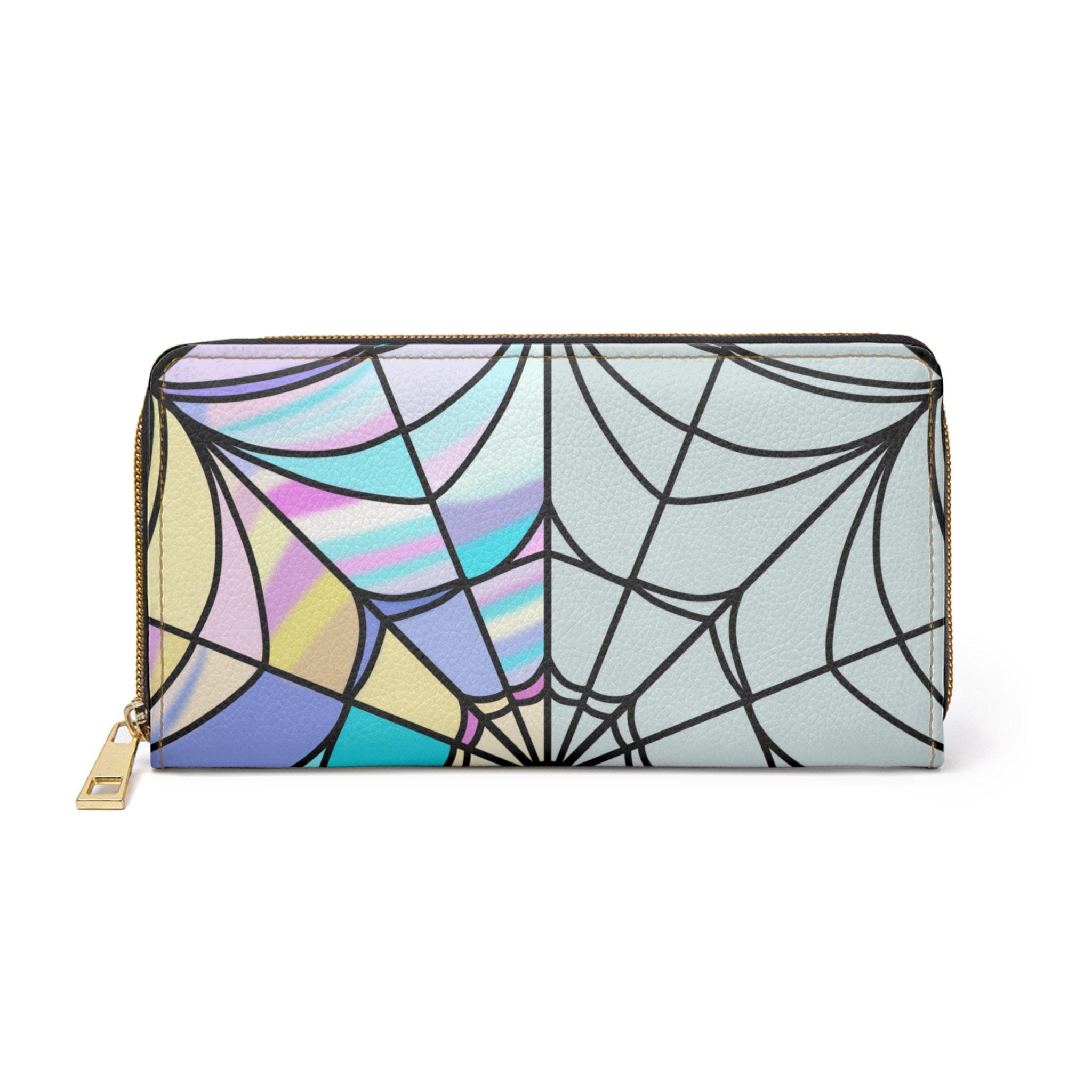 Wednesday Addams, Wednesday, Stained Glass, Zipper Wallet - Etsy