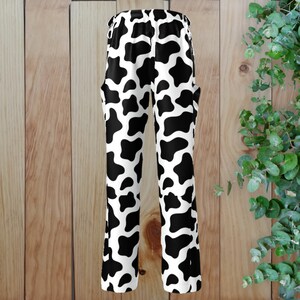Cow Print Scrub Pants Cow Pattern Nurse Scrubs Cow Print Workwear ...