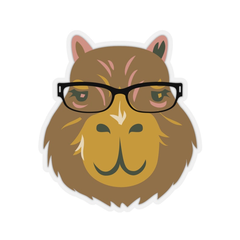 Capybara Sticker Capybara Gift Capybara Cute Capybara - Etsy