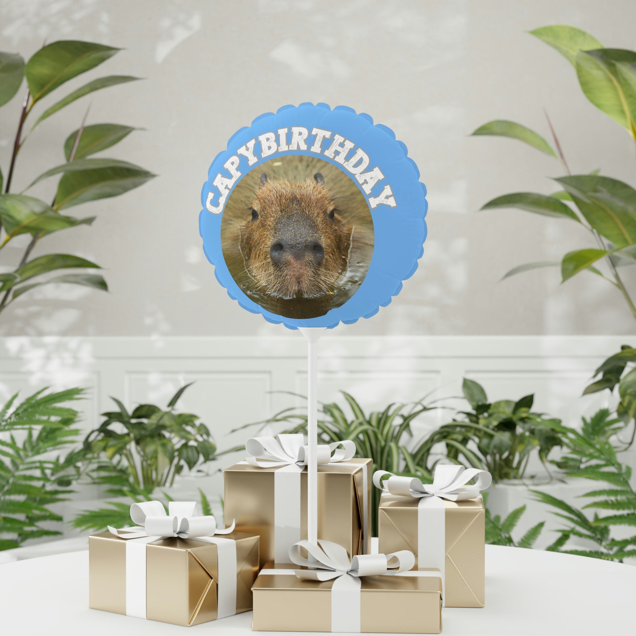 Capybirthday, Capybara Balloon, Capybara Gift, Capybara, Cute Capybara ...