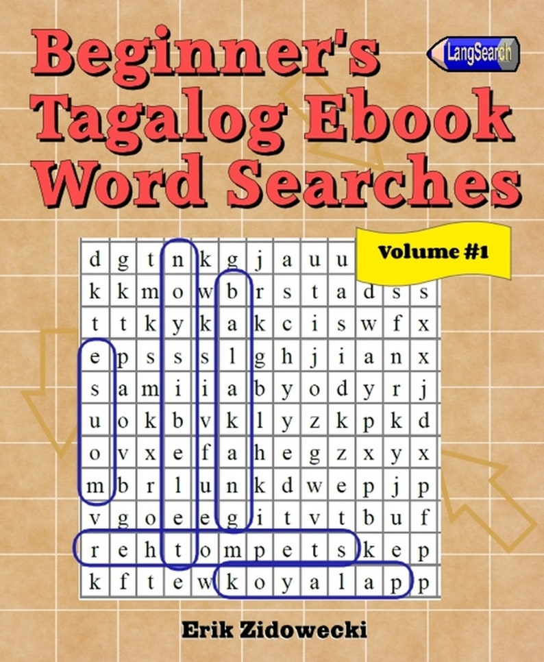 Beginner's Tagalog Ebook Word Searches - Etsy
