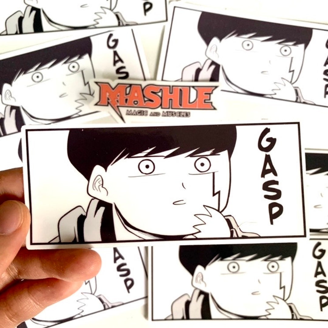 Mashle Stickers Muscles and Magic Gasp Vinyl Sticker Mashle Anime ...