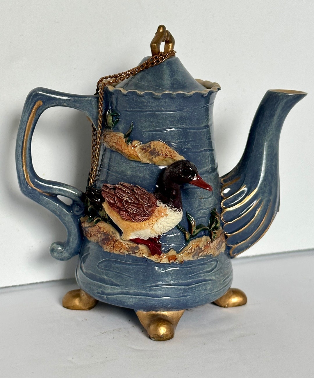 Nini from the Pond Miniature Teapot - Etsy