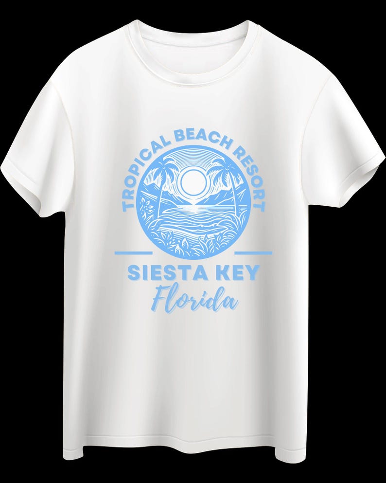 Siesta Key SVG File for Sublimation - Etsy
