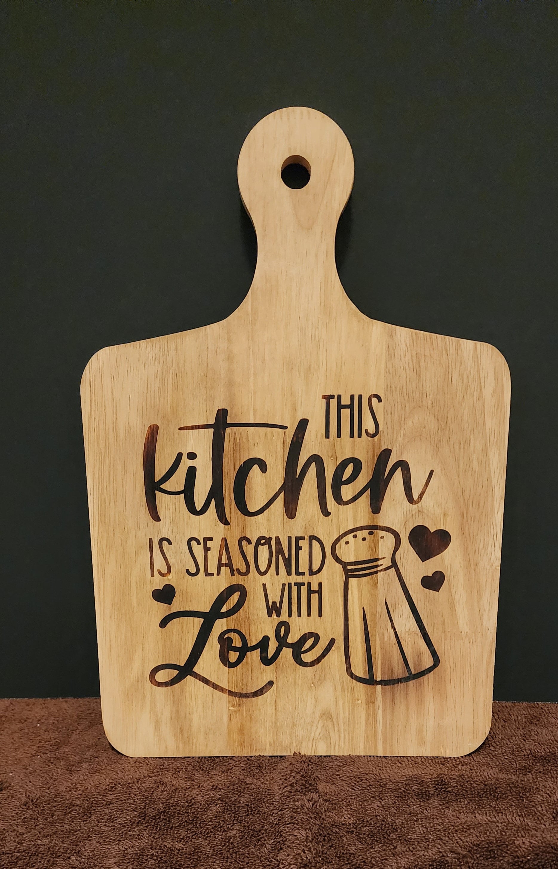 8x10 Decorative Wood Cutting Board - Etsy