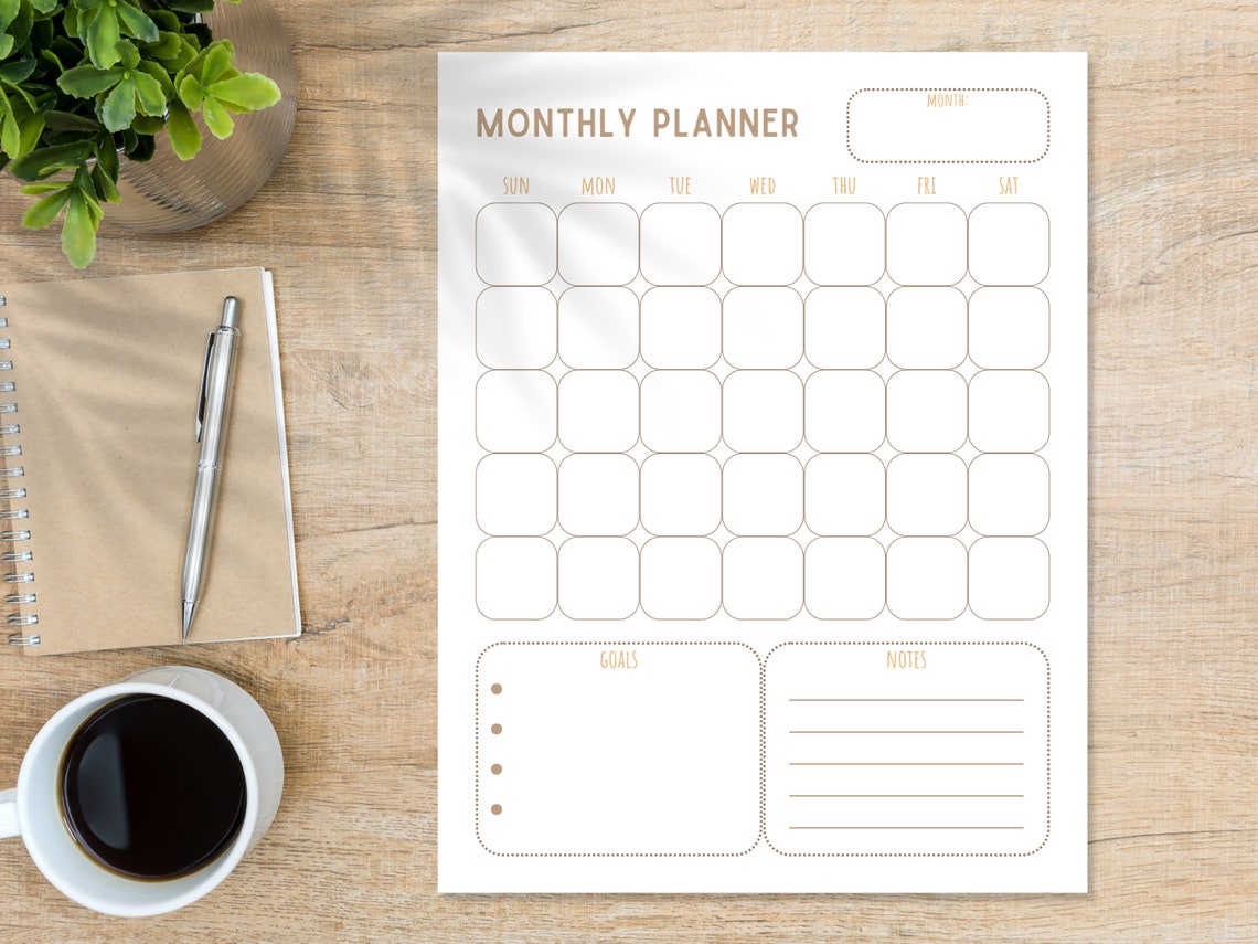 Printable Boho Planner Bundle, Daily Weekly Monthly Planner, to Do List ...