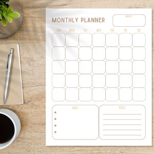 Printable Boho Planner Bundle, Daily Weekly Monthly Planner, to Do List ...