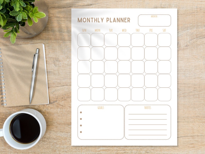 Printable Boho Planner Bundle, Daily Weekly Monthly Planner, to Do List ...