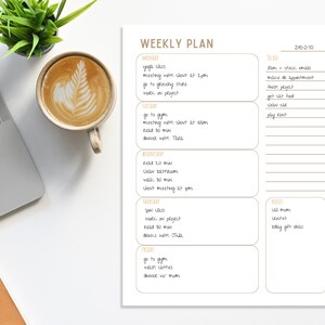 Printable Boho Planner Bundle, Daily Weekly Monthly Planner, to Do List ...