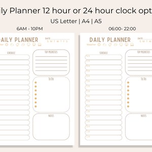 Printable Boho Planner Bundle, Daily Weekly Monthly Planner, to Do List ...