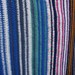 Random Striped Crochet Blanket - Etsy