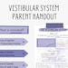 Parent Education Proprioceptive System Occupational Therapy Sensory ...