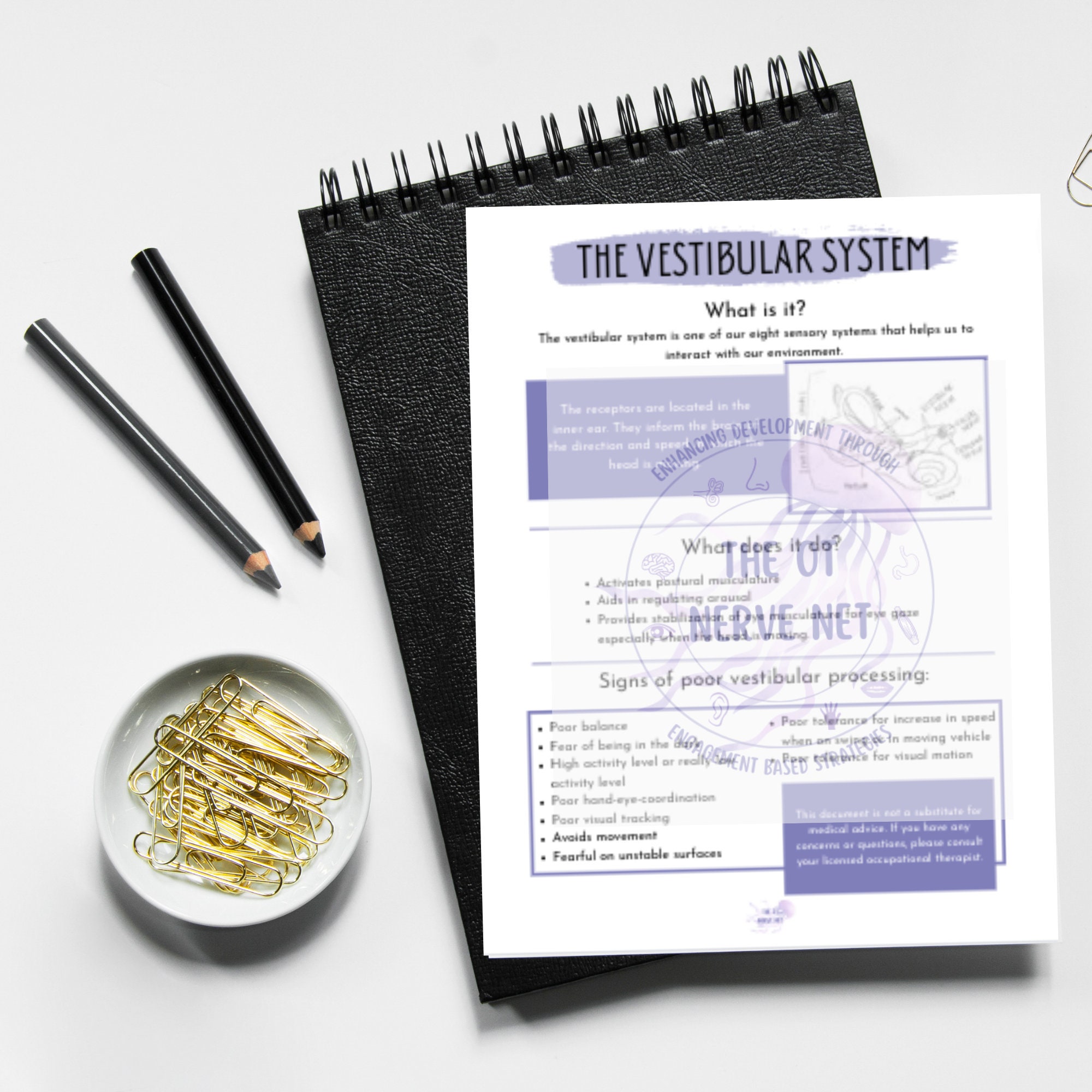 Parent Education Vestibular System Occupational Therapy Sensory ...