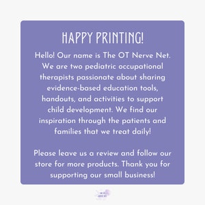 Parent Education | Oculomotor and Vision Bundle | HEP | Occupational ...