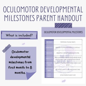 Parent Education | Oculomotor and Vision Bundle | HEP | Occupational ...