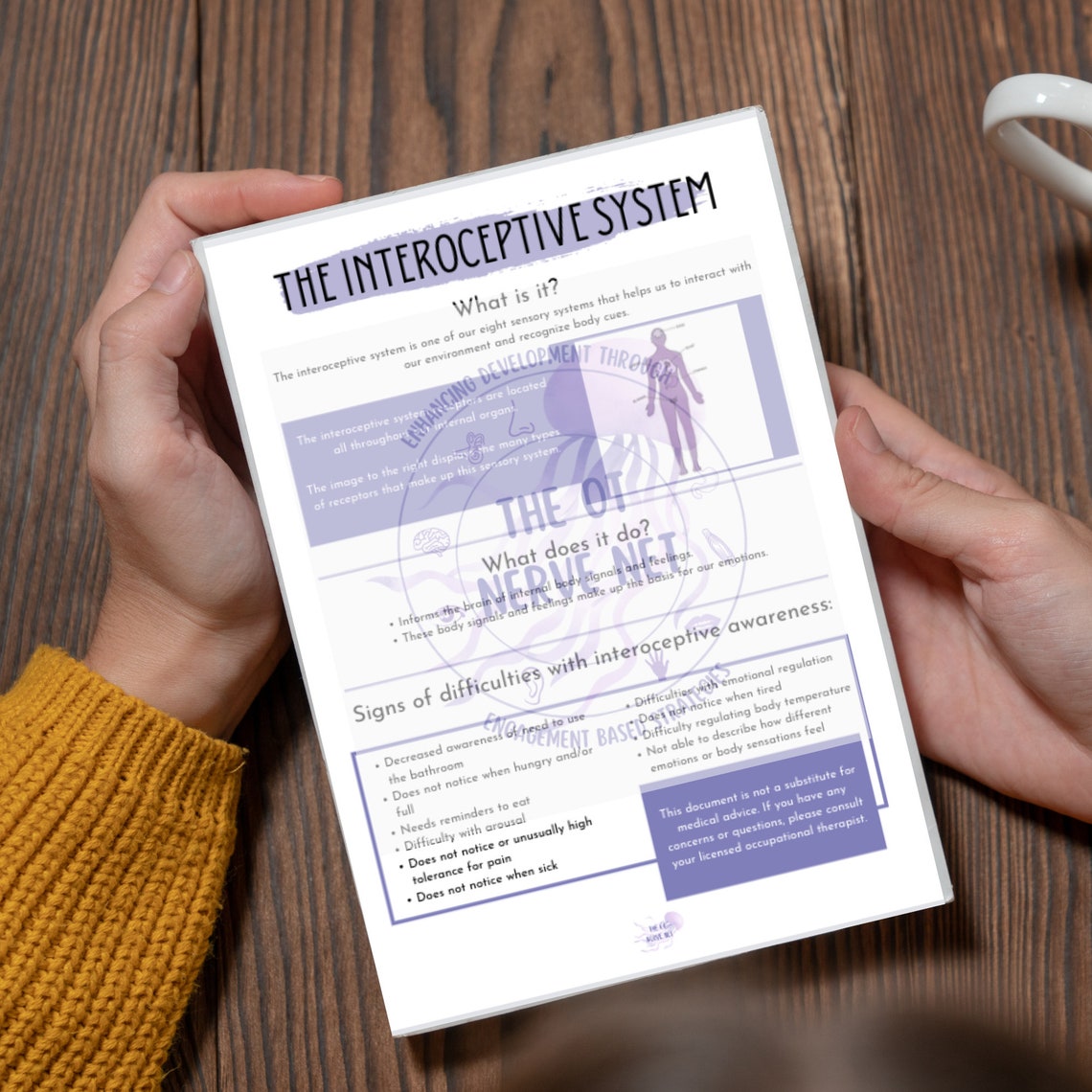 Parent Education Interoceptive System Occupational Therapy Sensory ...