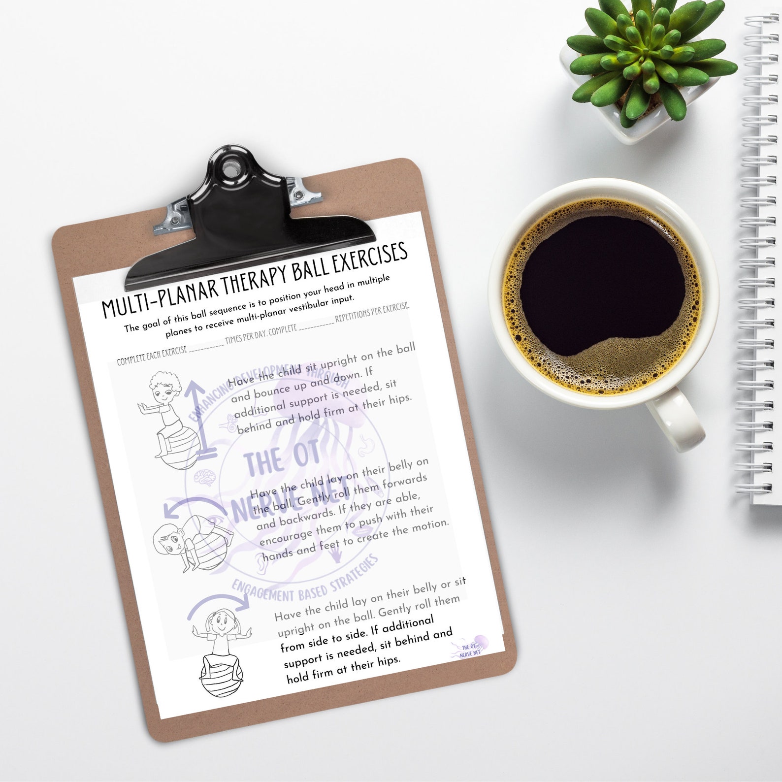 Multiplanar Vestibular Ball Exercises | Occupational Therapy | Sensory ...