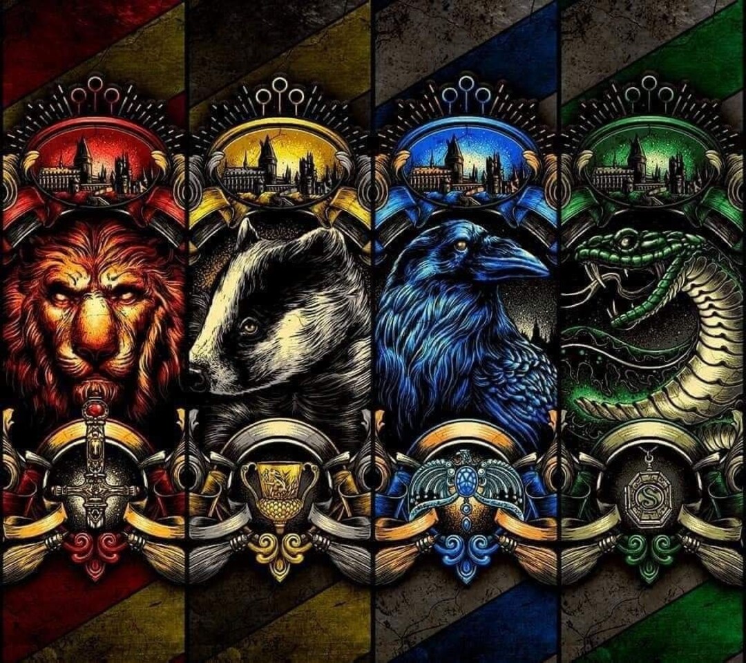 Four Wizard Houses #WIZARDHOUSES Tumbler PNG Sublimation Design, 20oz ...