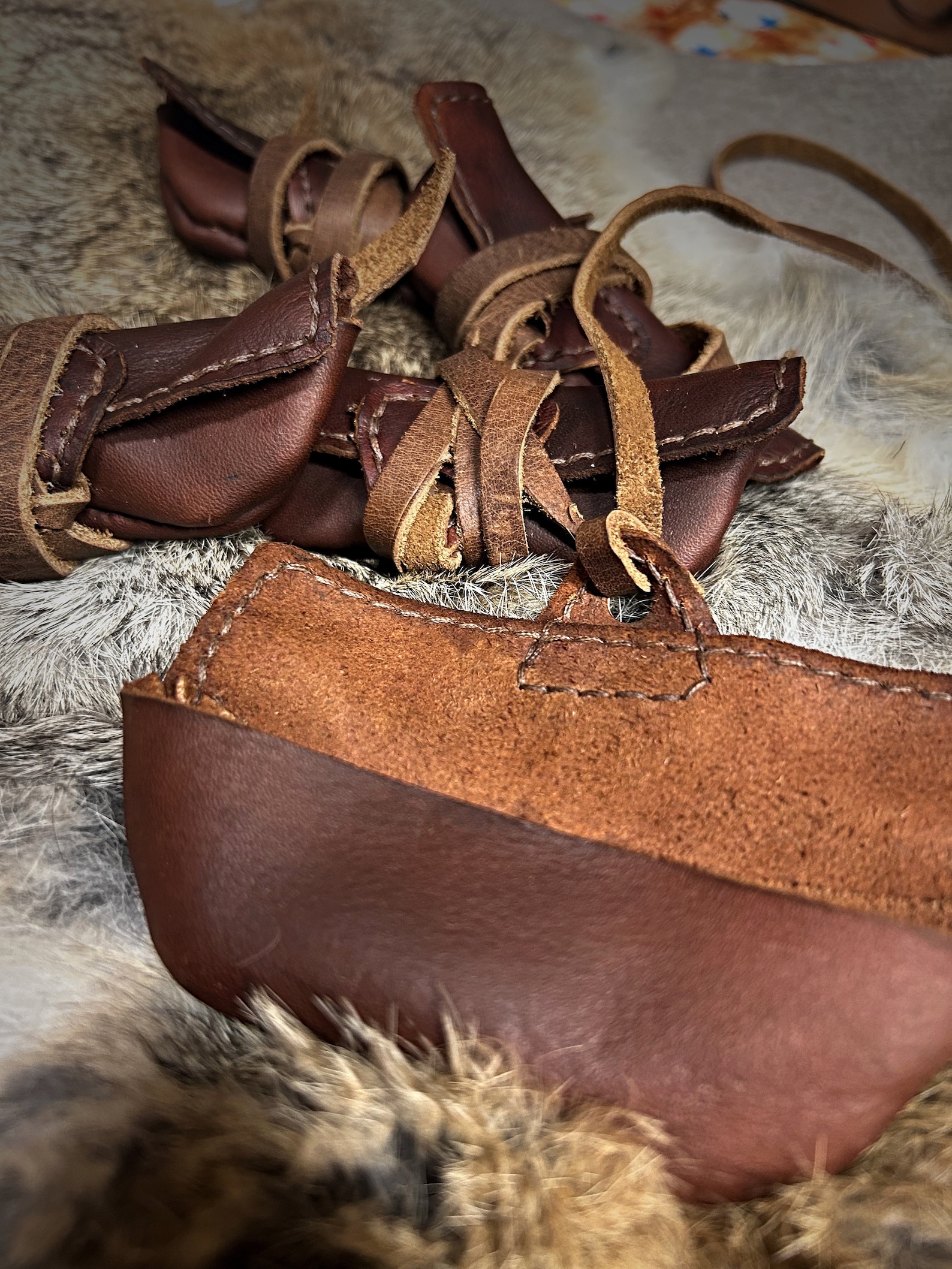 Handmade Viking Age Coin Pouch Dice Pouch Grimstad Pouch Perfect Gift ...