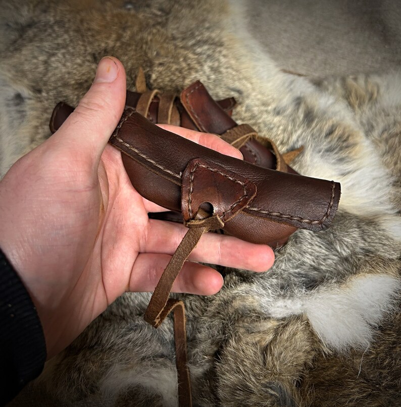 Handmade Viking Age Coin Pouch Dice Pouch Grimstad Pouch Perfect Gift ...