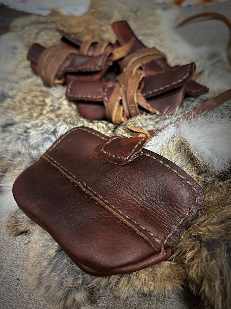 Handmade Viking Age Coin Pouch Dice Pouch Grimstad Pouch Perfect Gift ...