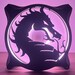 Dragon - Gaming Computer Fan Shroud/ Grill /cover - Custom 3D Printed ...
