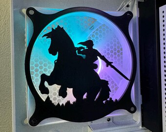 Triforce of Hyrule Emblem Gaming Computer Fan Shroud / Grill / Cover ...