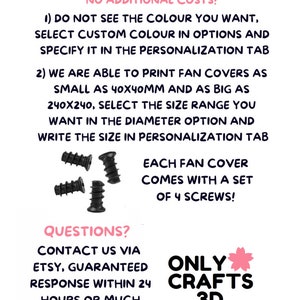 Sakura Flower - PC Fan Shroud/ Grill /cover - 120mm, 140 Mm - Etsy