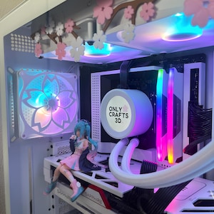 Sakura Flower - PC Fan Shroud/ Grill /cover - 120mm, 140 Mm - Etsy